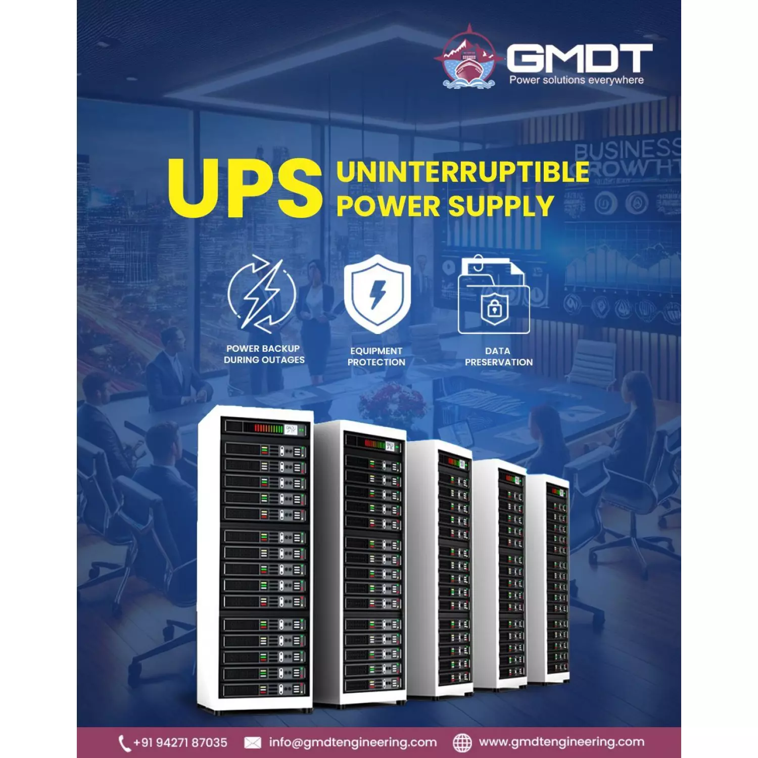 Custom UPS Solutions Manufacturer Company In Rams - GMDT Marine & Industrial Engineering Private ...