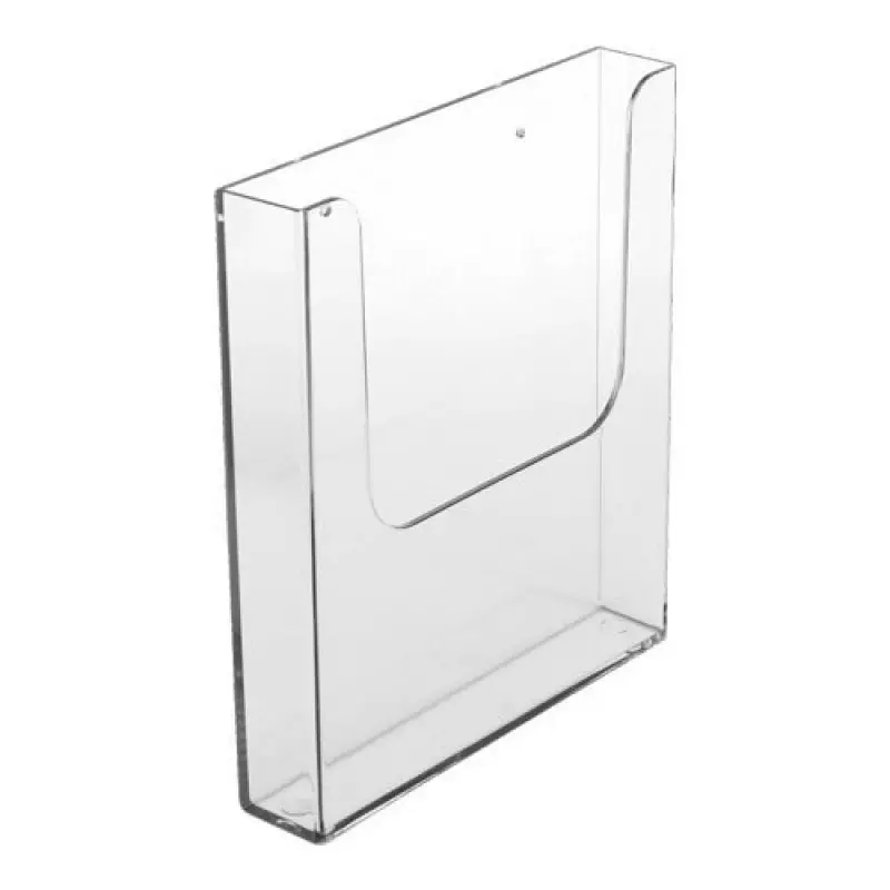 High Quality Acrylic Paper Holder Display A4 Size Wall Mounted 