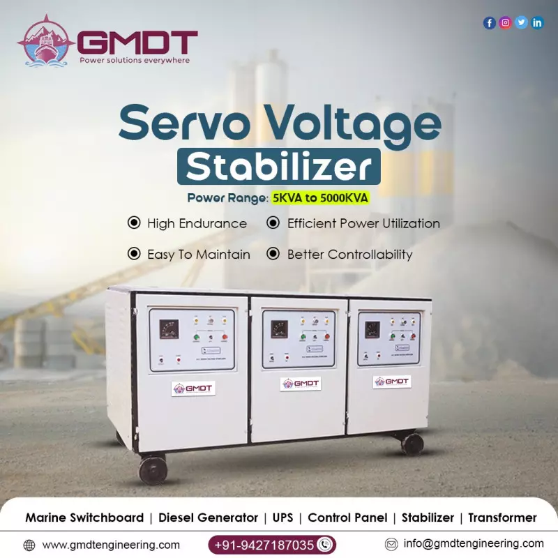Linear Type Servo Voltage Stabilizer Manufacturer In Gujarat - GMDT ...